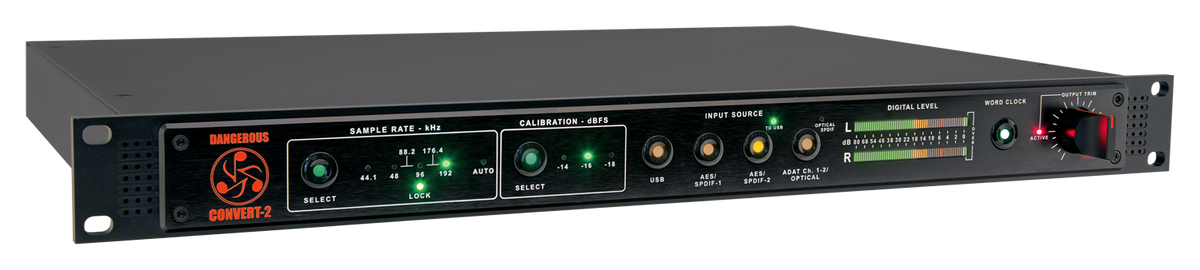 Dangerous Music CONVERT-2 Stereo D/A Converter – Dangerous Music Shop